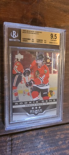 Duncan Keith Rookie Mint BGS 9.5 HOF 2005-06 Upper Deck Black Diamond ...