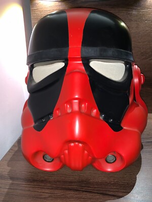 Star Wars Stormtrooper Helmet - Custom Deadpool | eBay UK