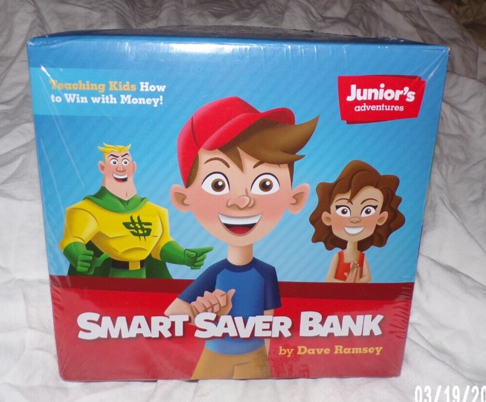 Junior's Adventures Smart Saver Bank by Dave Ramsey. New Factory Sealed ...