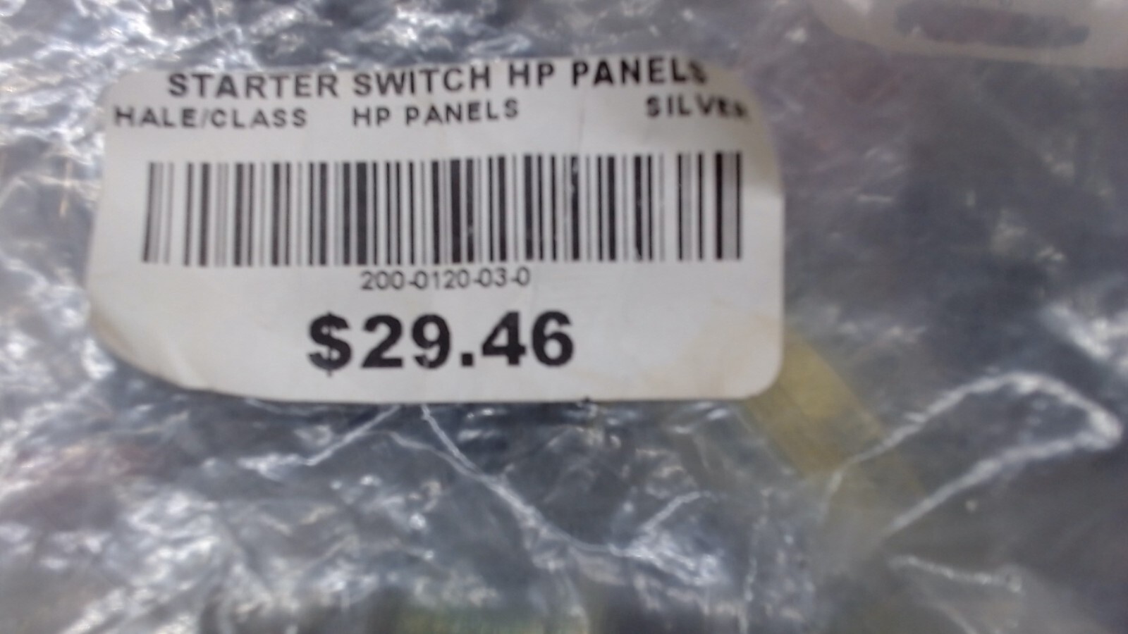 Hale Class 1 Starter Switch for HP panels 200-0120-03-0 | eBay