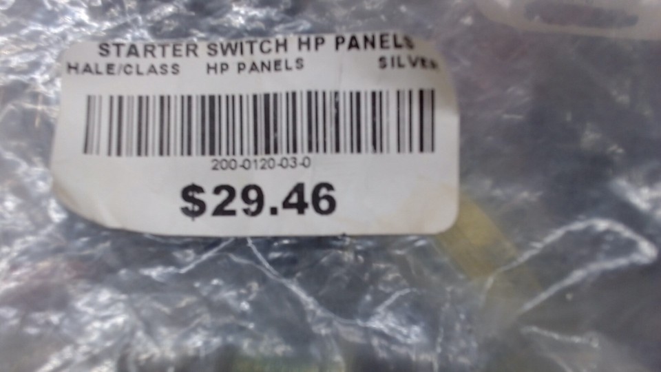 Hale Class 1 Starter Switch for HP panels 200-0120-03-0 | eBay