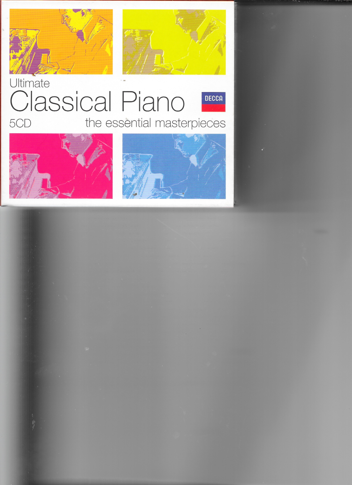 Ultimate Classical Piano The Essential Masterpieces ( Decca 5 CD 2006 ...