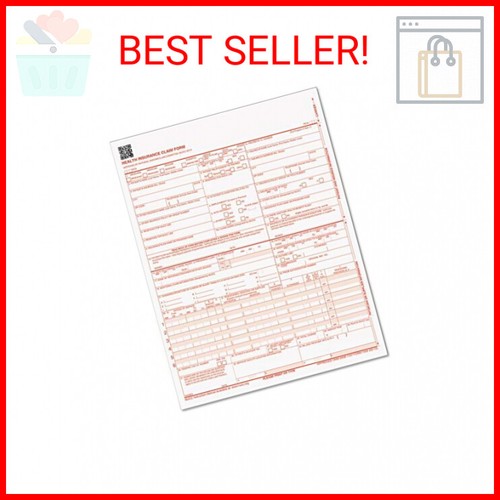 TOPS Health Insurance Claim Forms for Laser Printer, 8.5 x 11 inches ...