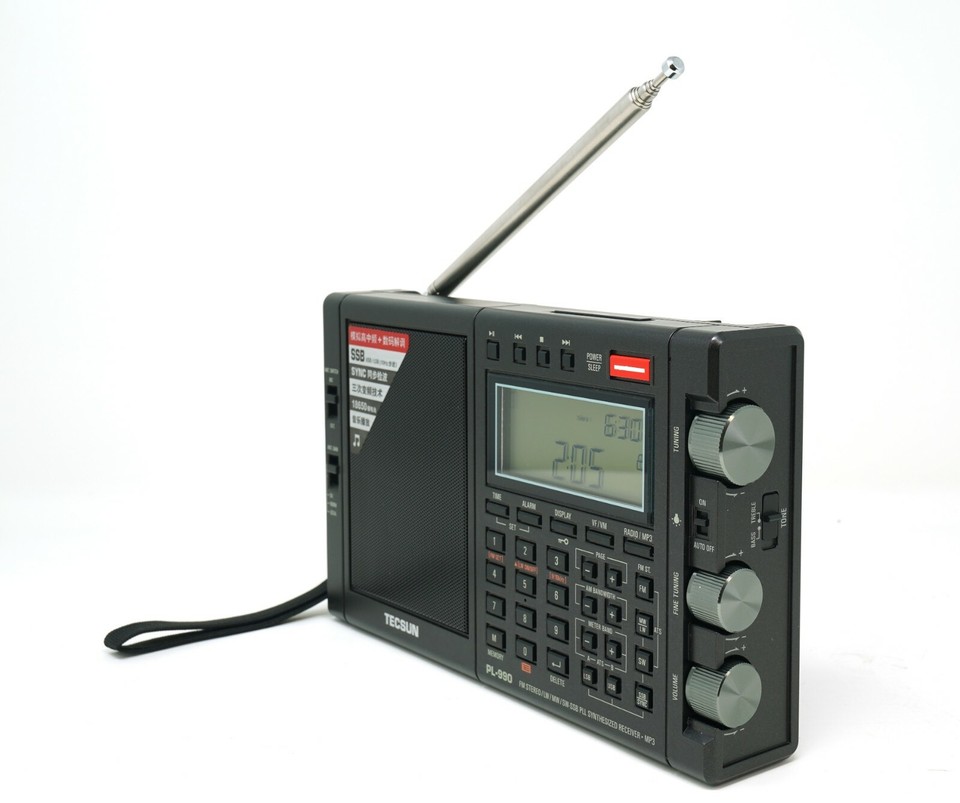Used Tecsun PL990 PLL SSB World Band AM FM Shortwave Radio Receiver MP3 ...
