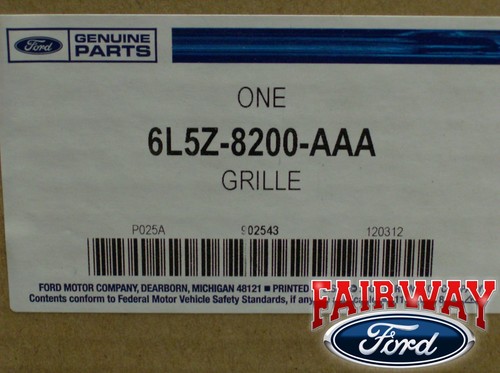 2006 thru 2011 Ranger OEM Genuine Ford Parts Front Chrome Grille Grill ...
