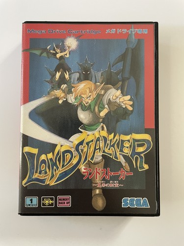 Complete Landstalker Mega Drive Japanese Import Boxed CIB Japan J Sega ...
