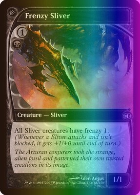 MTG Magic the Gathering Frenzy Sliver (85/180) Future Sight LP FOIL | eBay