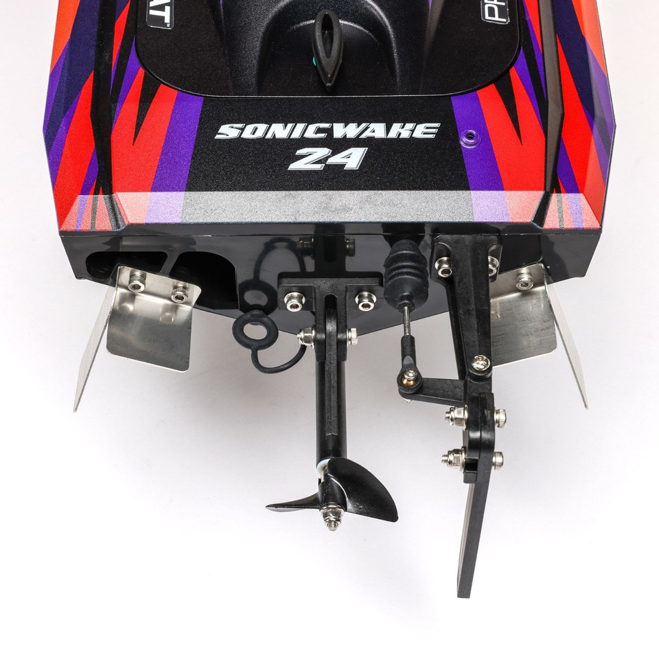 Pro Boat Sonicwake 24" Self-Righting Brushless w/Batt/Charger RTR Red ...