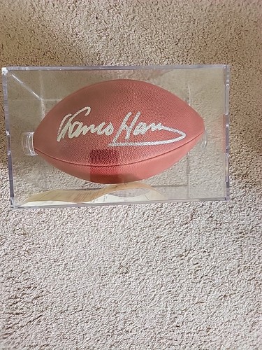 Franco Harris Signed Authentic Autograph NFL Wilson Football HOF ...