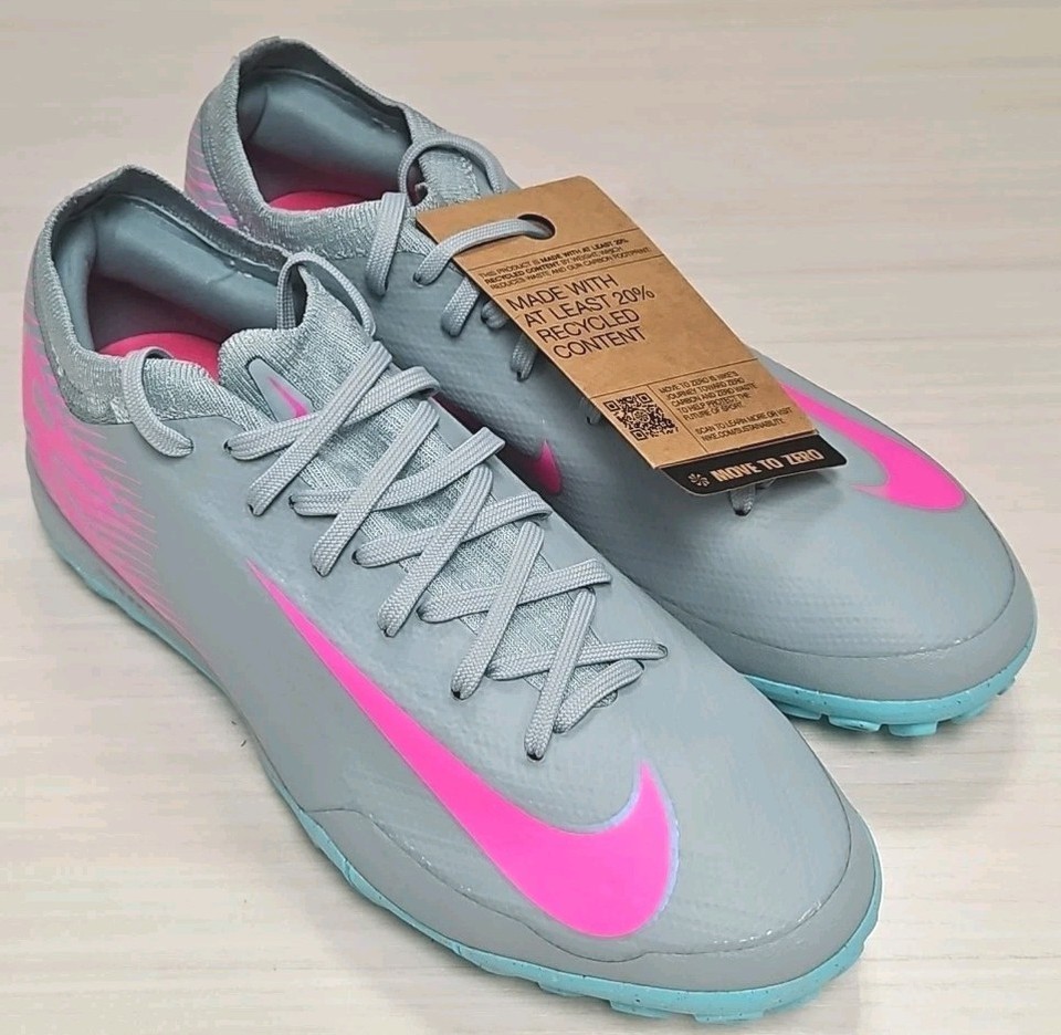 Nike Zoom Mercurial Vapor 16 Pro Turf TF Soccer Shoes Ocean Cube/Pink 6 ...