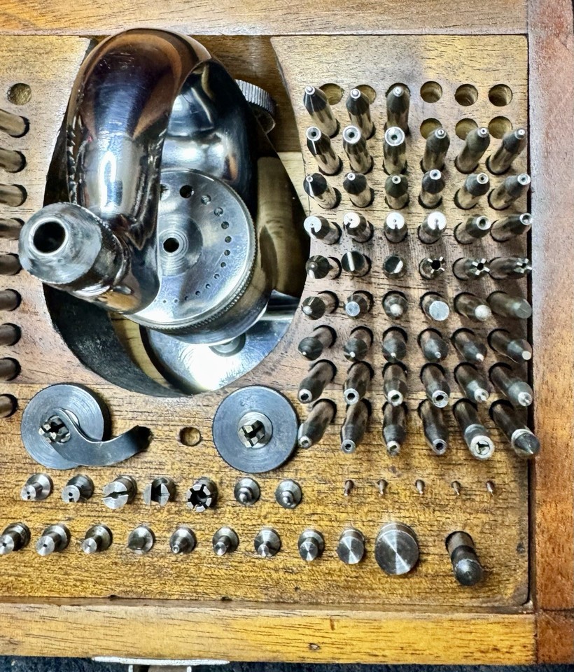 Kendrick & Davis Inverto 600. K&D Watchmakers Staking Set in an 18 ...