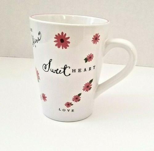 Rosanna SWEETHEART Valentines Coffee Tea Cup/Mug with pink flowers ...