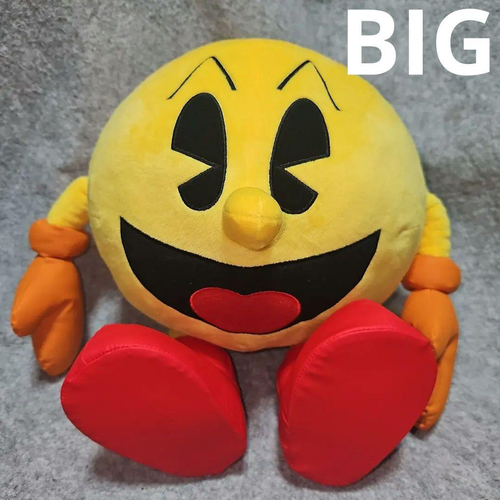 Pac-Man Standing Pose BIG Plush Toy Stuffed Doll H38cm Rare SK Japan | eBay