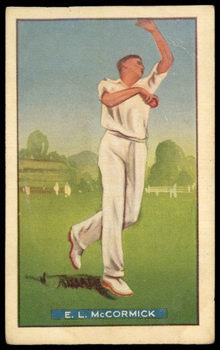 Hoadley Chocolates - 'Test Cricketers' (1938) - E.L. McCormick ...
