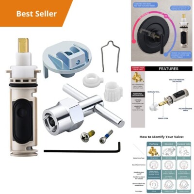 Moen 1222 Replacement Cartridge Kit with Puller Tool for One Handle ...