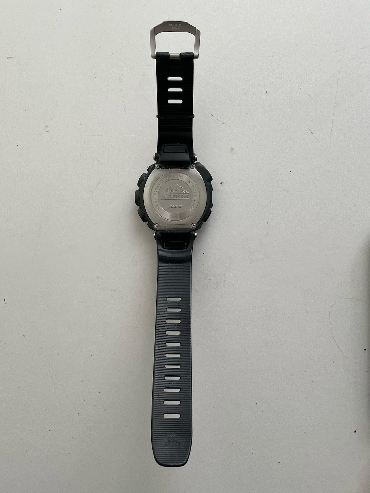 Casio Paw-1500 3134 Men's Watch Pathfinder 20bar Stainless Steel Back ...