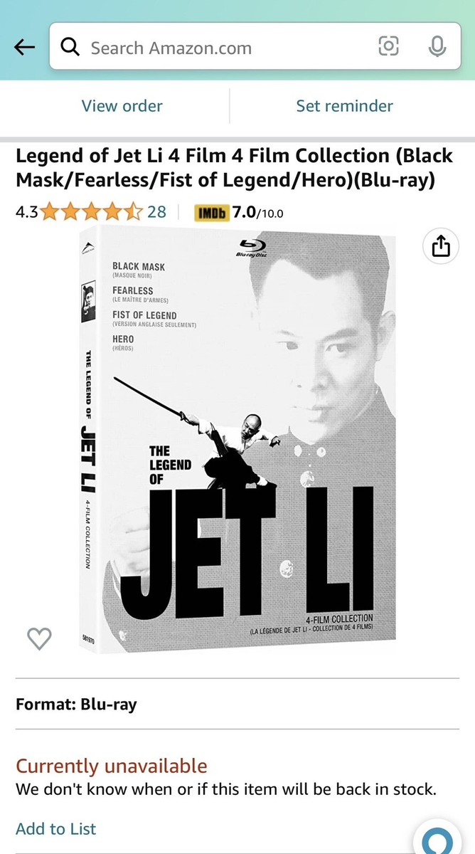 Jet Li Le Maître