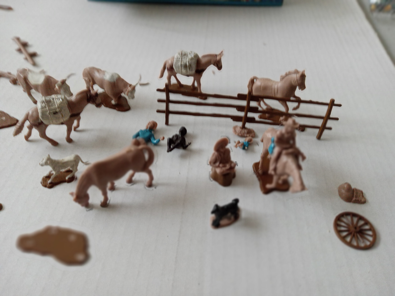 Western Cowboy Playset Athearn RARE Vintage Figure Miniature ...