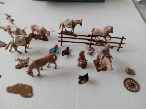 Western Cowboy Playset Athearn RARE Vintage Figure Miniature ...