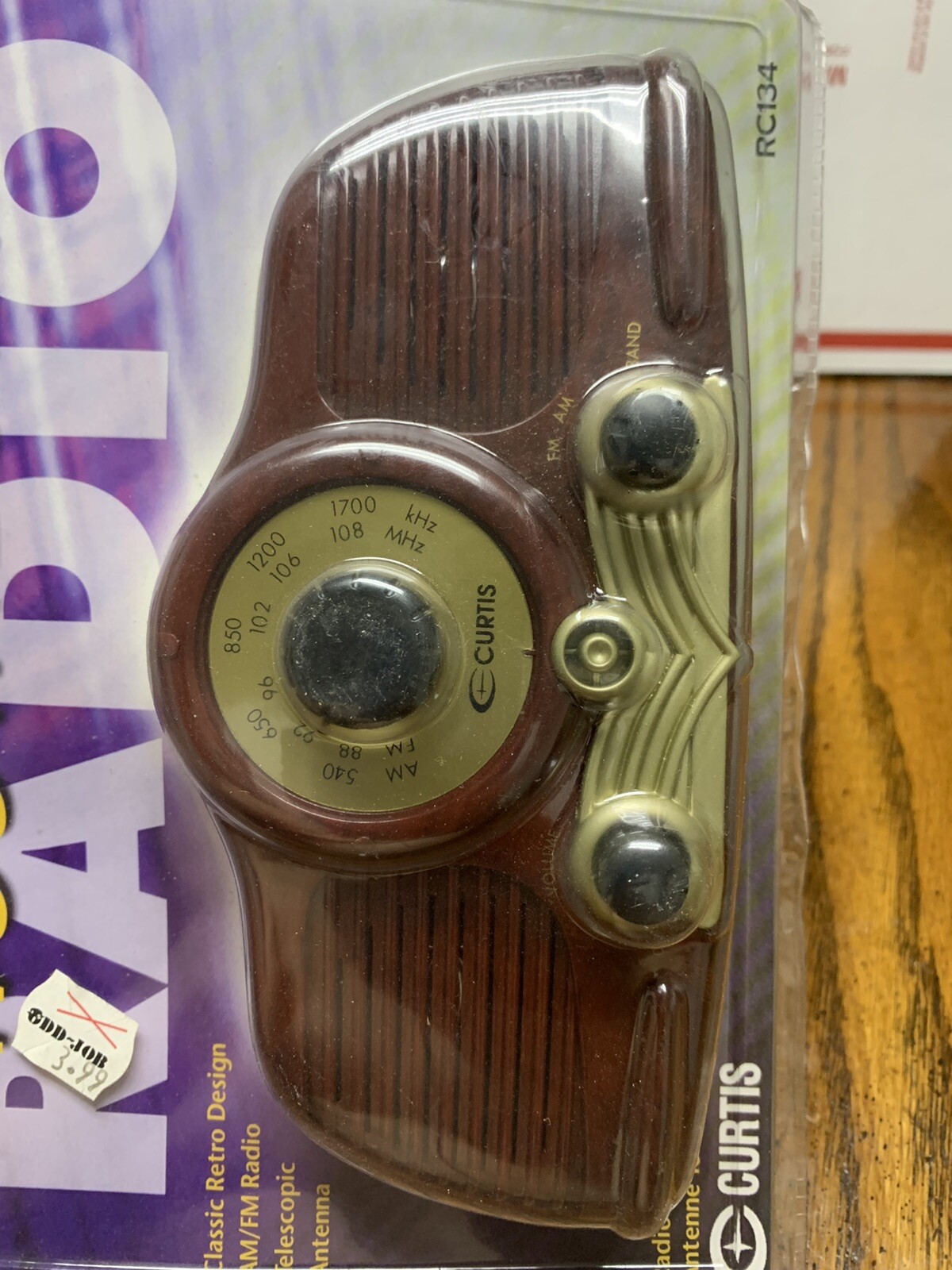 Rare Red Curtis Portable AM/FM Radio Model # RC134 - | eBay