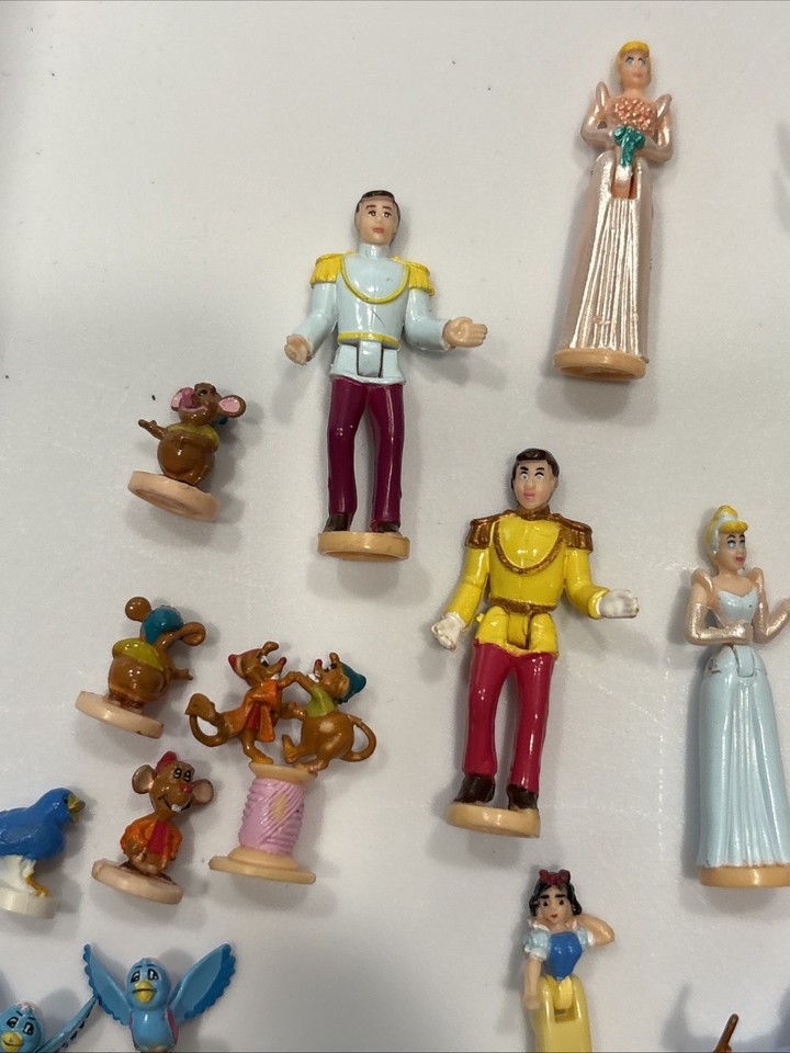 VTG 1995 Bluebird Polly Pocket Disney CINDERELLA Doll LOT Figures ...