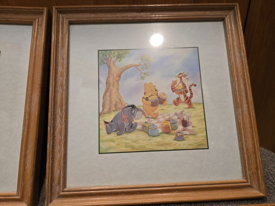 Disney Winnie the Pooh Seasonal Framed Art Set (4: Spring, Summer, Fall ...