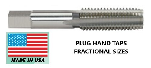 9/16-12 UNC x 5 x 4 ALL. PLUG HAND TAPS MAC. SCREW FRAC ITEM NO ...