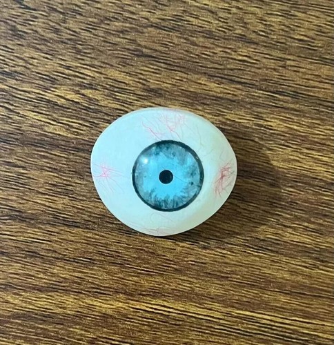 Vintage Human Prosthetic Eye ~ Antique Glass Artificial Blue Eye | eBay