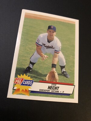 1993 Fleer ProCards #2768 Steve Hecht Shreveport Captains Baseball Card ...