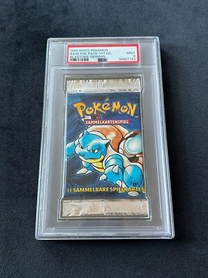 BASE FOIL PACK-1ST ED. BLASTOISE-GERMAN WOTC-POKEMON 1999 PSA 9 | eBay