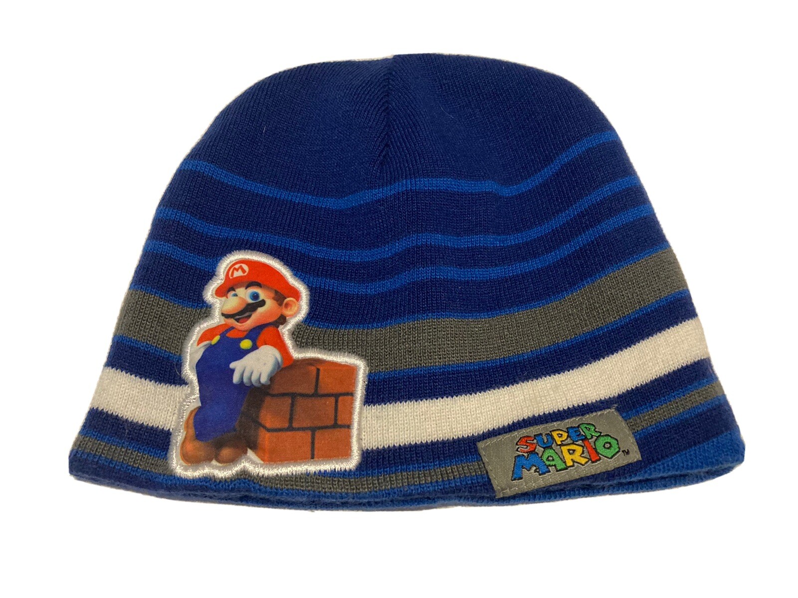 Official Nintendo SUPER MARIO BROS Knit Beanie Winter… - Gem