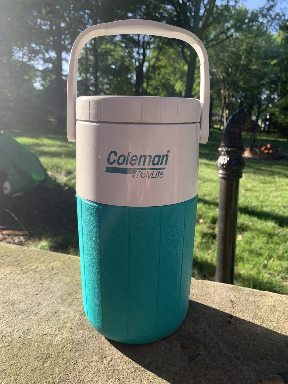 Coleman PolyLite 1 Gallon Jug #5590 With Spout & Carry Handle Teal ...