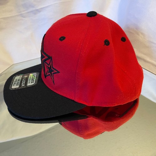 Leader Loga Ball Cap Hat Red & Black 3 Stars Snap-back - Adjustable | eBay