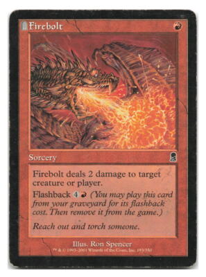 Firebolt #193 Odyssey tcg | eBay