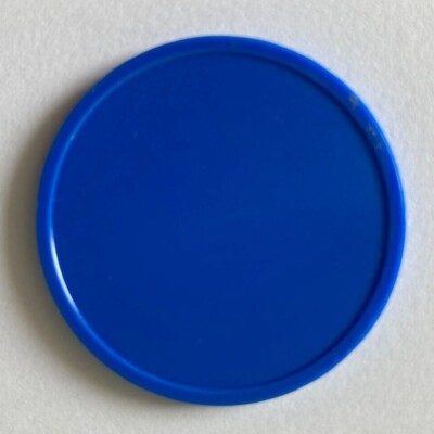 BLUE PLASTIC 35MM DIAMETER TOKEN - BAG OF 100 - EVENT REWARD VOTING | eBay