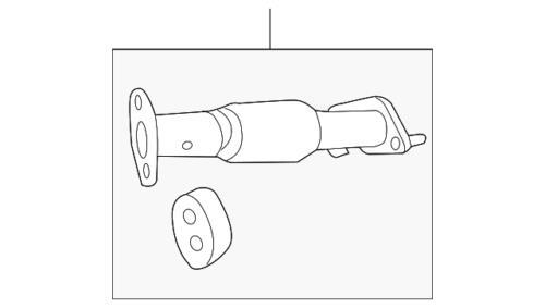 Genuine Hyundai Front Pipe 28610-1R220 | eBay