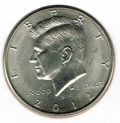 2012-P Brilliant Uncirculated Copper-Nickel Clad Copper Strike Half ...