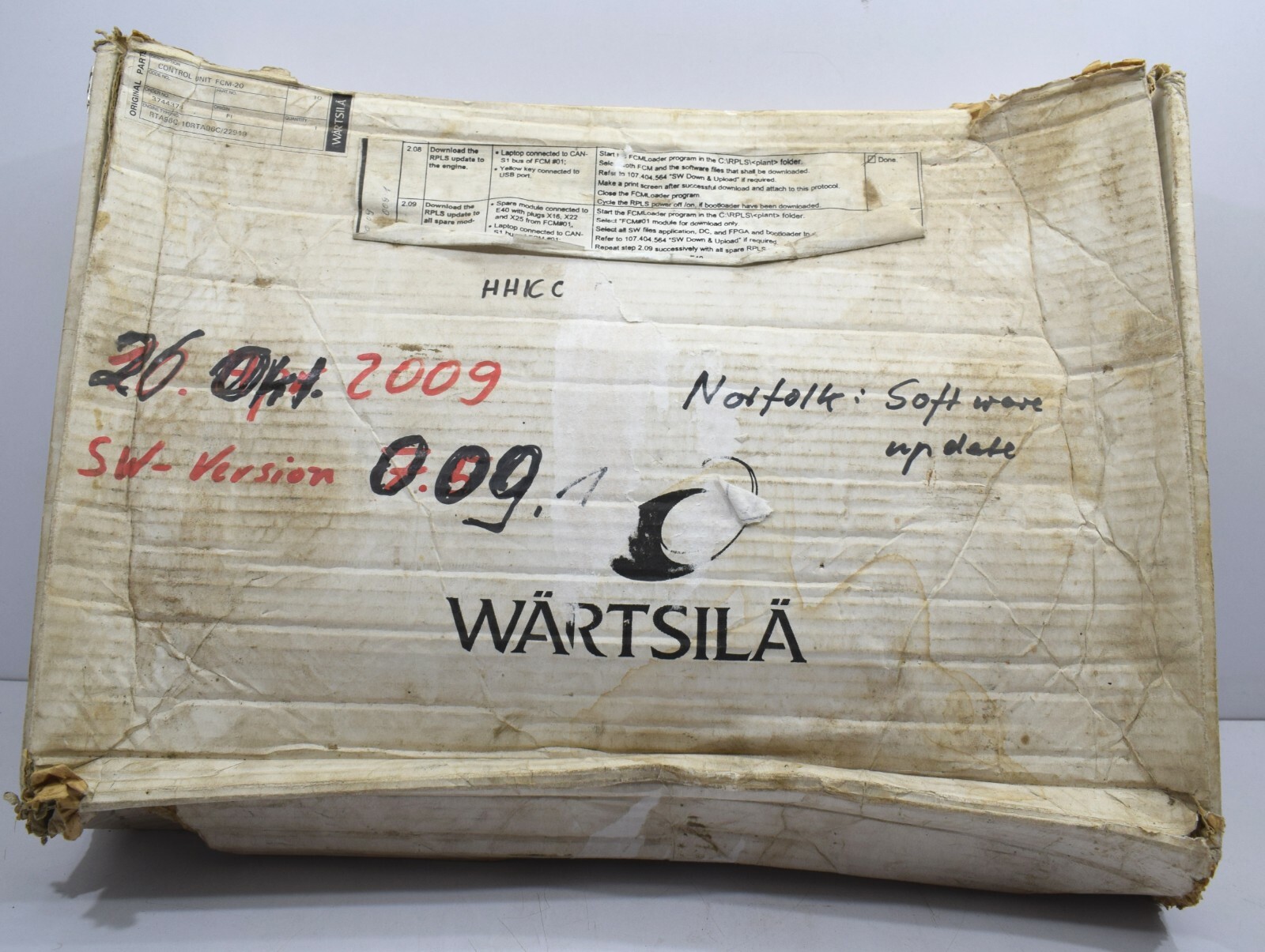 Wartsila FCM-20 RT-flex 107 341 473 001 Generator flex Control Module ...