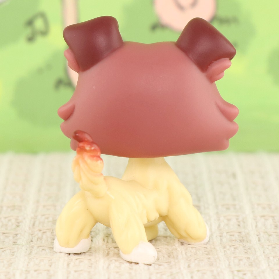 minilpsshop lps Collie #1262 LPS Figure Red Dog Nintendo Different Eyes ...