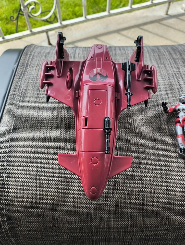 Vintage ARAH GI Joe Cobra 1986 Terror Drome Near Complete Firebat Jet ...