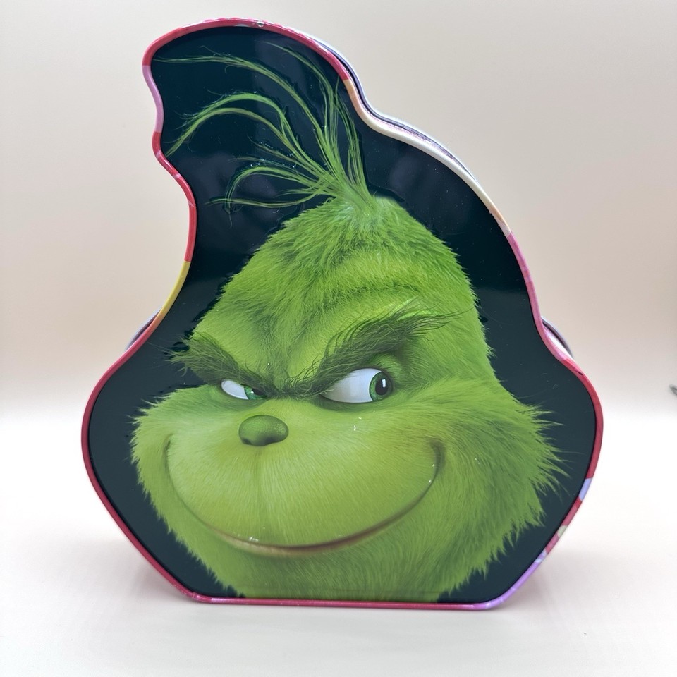 Pez Dr Seuss The Grinch Christmas Gift Tin with 4 Candy Dispensers ...