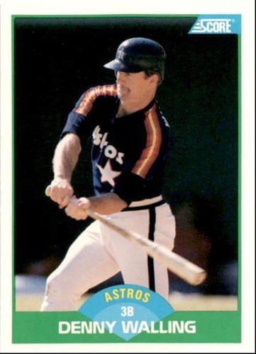 1989 Score Baseball Card Denny Walling Houston Astros #49 | eBay