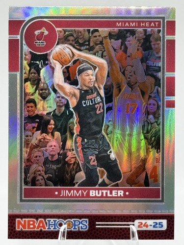 Jimmy Butler #214 Miami Heat 2024-25 Panini Hoops Basketball Silver ...