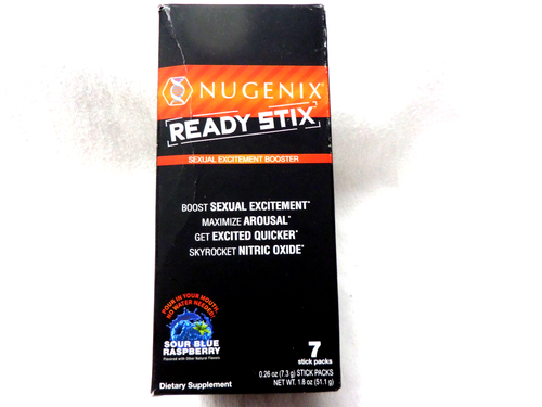 Nugenix Ready Stix Sexual Excitement Booster 7 stick packs (EXP. 04/ ...