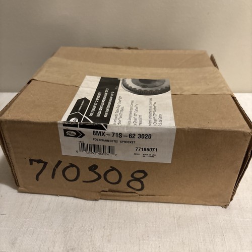 NEW Gates 8MX-71S-62 GT Poly Chain Sprocket | eBay