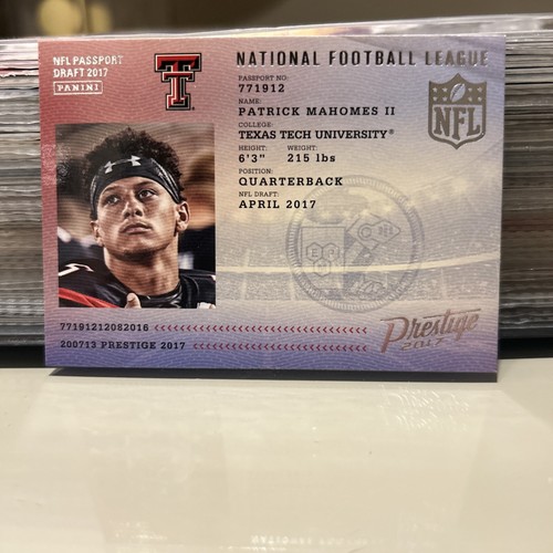 2017 Panini Prestige - NFL Passport #5 Patrick Mahomes II (RC) | eBay