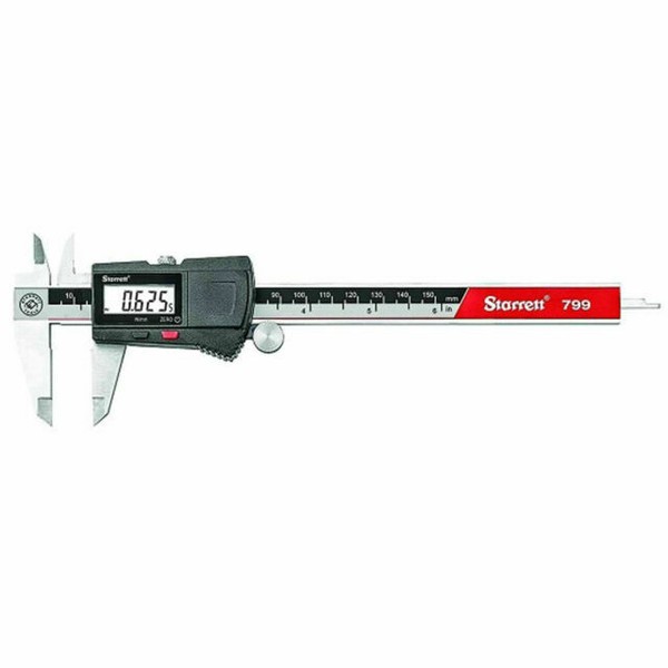 Starrett EC799A-6/150 LCD Electronic Caliper Measuring Tool - Black for ...