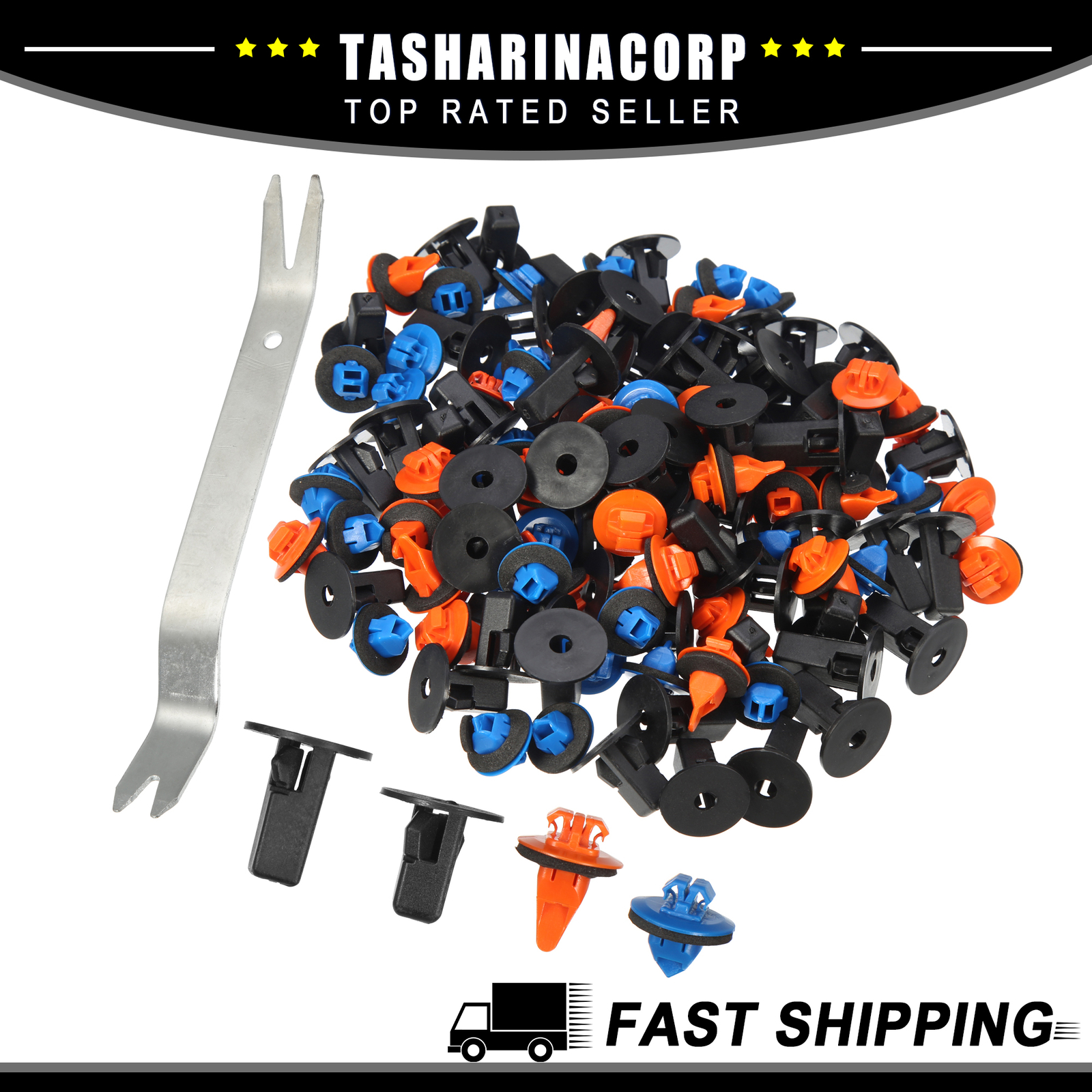 120pcs Bumper Fender Door Panel Fender Flare Clip for Toyota 4Runner ...