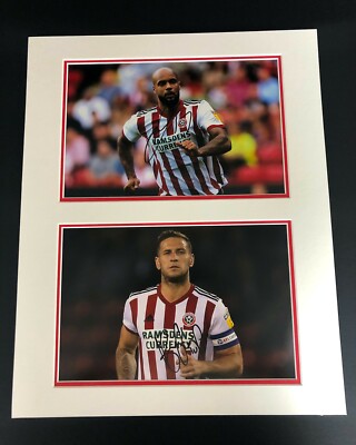 Billy Sharp & David McGoldrick SIGNED Photo Display Sheffield United ...