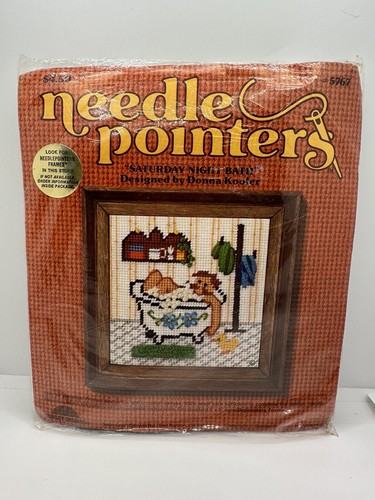 Saturday Night Bath Needle Pointers Sunset Design Needlepoint Kit #5767 ...